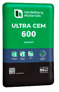 Цемент М600 купить в Алматы | ULTRA CEM 600 Heidelberg Materials